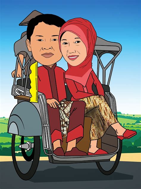 Kartun Lucu Naik Sepeda Gambar Kartun