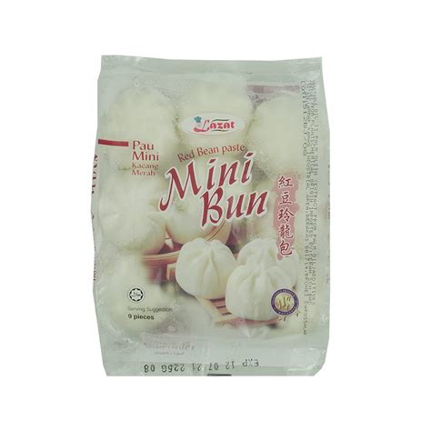 Lazat Mini Bun Red Bean Paste 9s 270g Shopifull