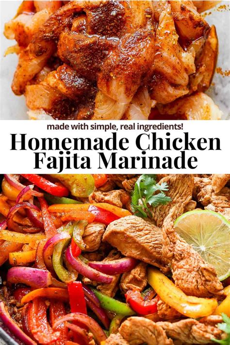 Chicken Fajita Marinade The Wooden Skillet