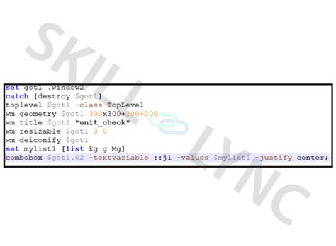 What Is GUI Learn About The TCL
