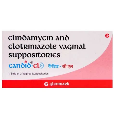 Clindamycin And Clotrimazole Vaginal Suppositories Strength 100 Mg