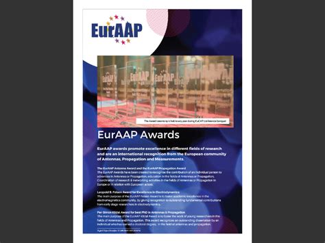 Ieee Antennas And Propagation Magazine December 2023euraap Awards