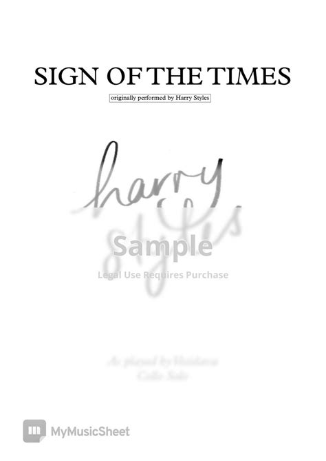 Harry Styles Sign Of The Times Finger Marks Sheets By Vesislava
