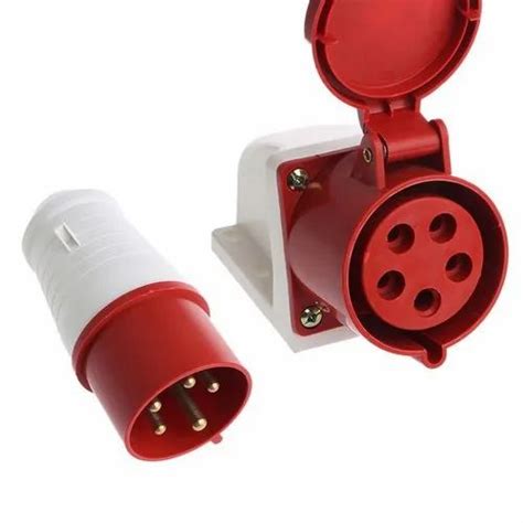 Ip40 16 A Industrial Plug And Socket At ₹ 150piece In Ahmedabad Id