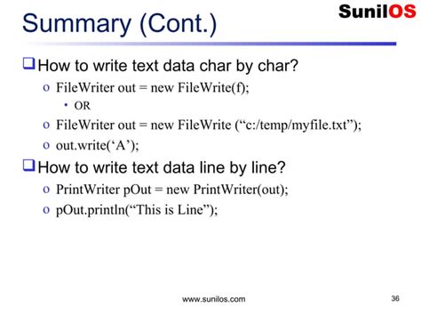 Java Input Output And File Handling Ppt