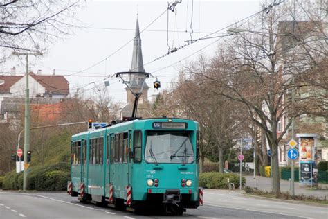 PTB Wagen Der VGF In Frankfurt Eckenheim Aufgenommen Am 03 04 2016