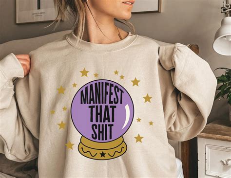 Manifest That Shit Svg Png Manifest Png Crystal Ball Clipart Etsy