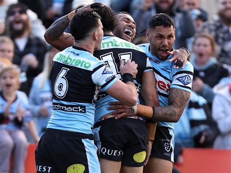 Nrl 2024 Round 24 Cronulla Sharks 19 D Newcastle Knights 18 At