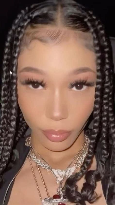 Coi Leray Braids Hairstyles Braids Hairstyles Pictures Big Box Braids Hairstyles Cute Box