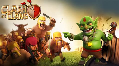 Clash Of Clans Hd Wallpaper Epic Battle Scene