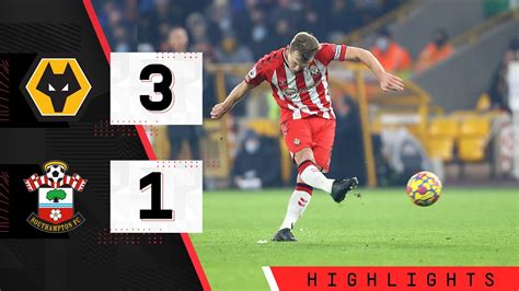 90 Second Highlights Wolves 3 1 Southampton Premier League Win Big