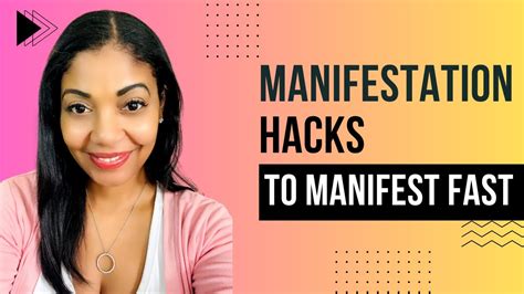 5 Manifestation Hacks: How To Speed Up Your Manifestations - YouTube
