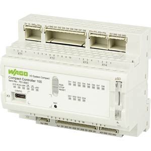 WAGO 751 9301 Compact Controller 100 8DI 4DO 2AI 2AO RS485 Ethernet SD At Reichelt Elektronik