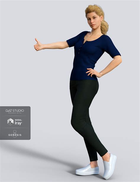 H C Skinny Jeans Outfit For Genesis 8 Female S Daz 3D
