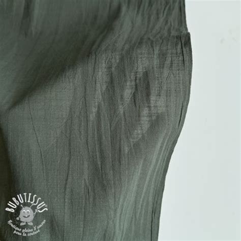 Tissu Coton Lin Army Bubutissus Fr