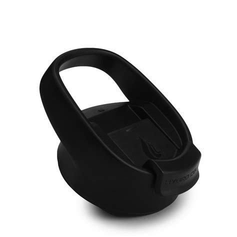 Black Wide Mouth Coffee Cap