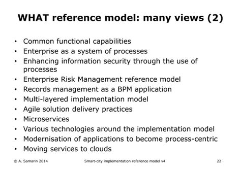 Smart City Implementation Reference Model Pptx