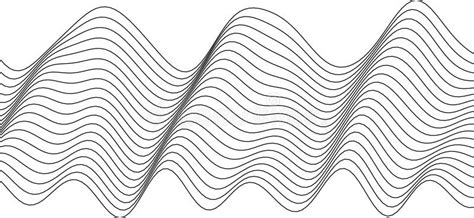 Abstract Wave Pattern Design For Modern Backgrounds And Graphic Projects Stock Illustration