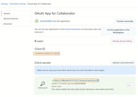 Github Authentication Collaborator Documentation