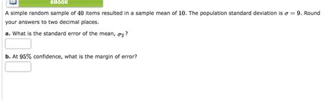 solved ebook a simple random sample of 40 items resulted in