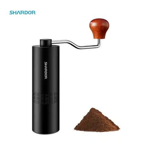 Stainless Steel Conical Burr Hand Coffee Bean Mill With Adjustable