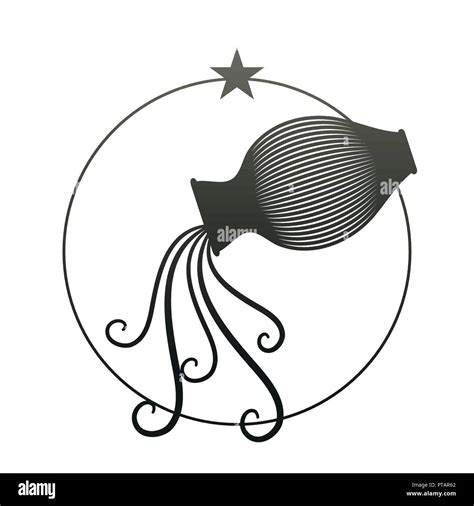Zodiac Sign Aquarius Vector Illustration Stock Vector Image And Art Alamy