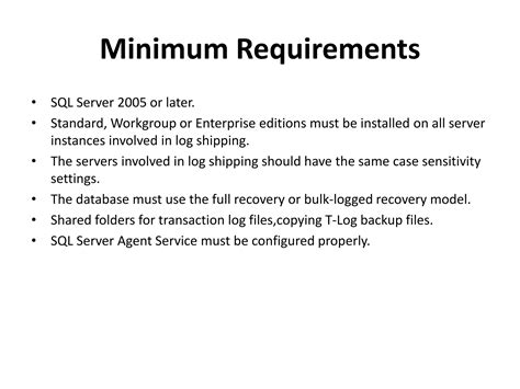 Sql Server Logshipping Pptx