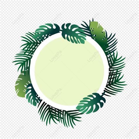 Cute Border Pattern Image Plant Border Border Material Summer Border Png Picture And Clipart