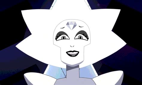 White Diamond With Upside Down Blue Diamonds Eyes Request R