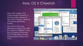 Mac OS Operating System PPTX