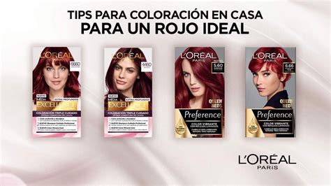 Tintes Loreal Carta De Colores Rojos Para Cabello
