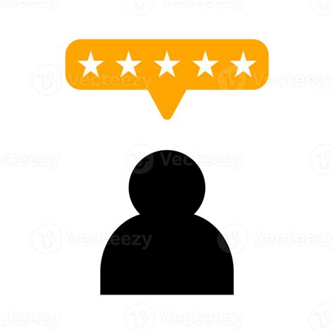 Rating Icon With Avatar And Star 17744693 Png