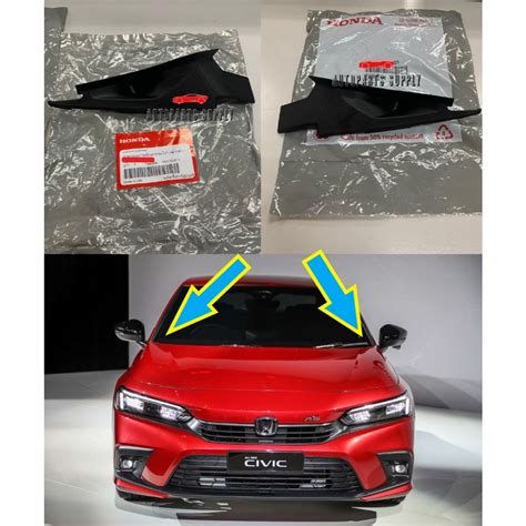 Original Honda Civic Fe Fl5 2022 2025 Wiper Air Grille Side Cover Front Fender Top Cover Rh Lh