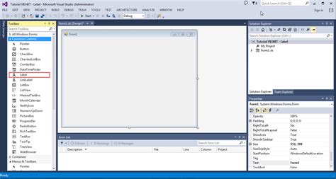 Vb Net Label Sinau