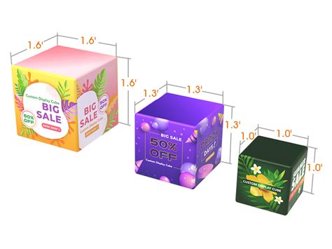 Custom Printed Tension Fabric Aluminum Stackable Display Cube Signwin
