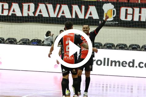 VÍDEO Assista aos gols da goleada do JEC Futsal sobre a ABF na Taça Brasil