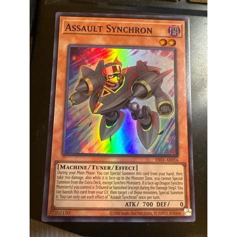 Thẻ Bài Yugioh Ae Assault Synchron Es01 Ae016 Super Rare