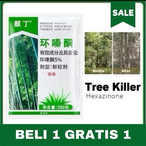 Jual Beli 1 Gratis 1 Bubuk Tree Killer Hexazione Pembasmi Bambu Pohon Rumput Liar Gulma Bisa Cod