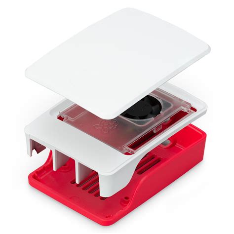 Offizielles Gehäuse Für Raspberry Pi 5 Rotweiß Kaufen Bei Berrybase
