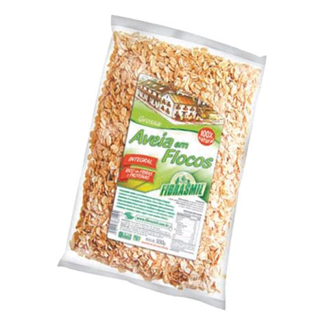 Kit 2 AVEIA EM FLOCOS GROSSA FIBRASMIL 500G Shopee Brasil