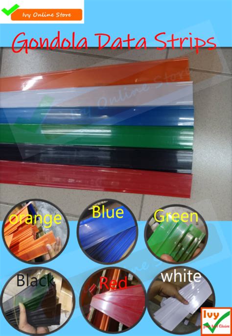 Gondola Data Strip Pvc Data Strip For Supermarket Shelves 888 1188mm