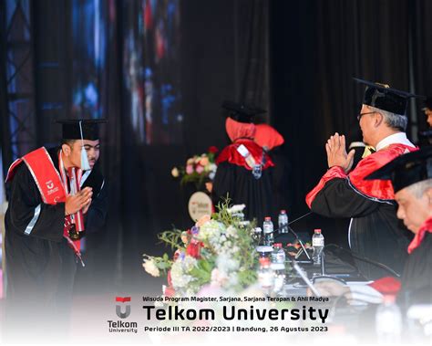 WISUDA TELKOM UNIVERSITY 26082023 FEB S1 MBTI Rektor 087 Telkom