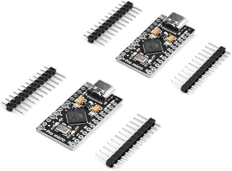 Diymore 2pcs Pro Micro Atmega32U4 Pro Micro Type C Development Board 5V