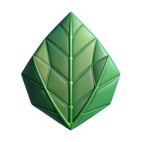 Pristine Dynamic Retro Geometric Leaf Icon Clean Lines Scalable Crisp Edges With Scalable