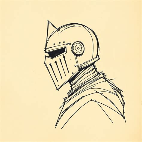 Knight Sketch Drawings