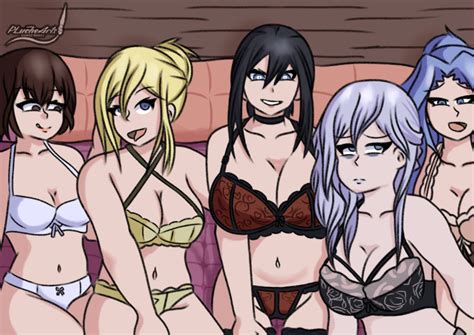 Rule 34 Black Hair Black Underwear Blonde Hair Blue Hair Brown Hair