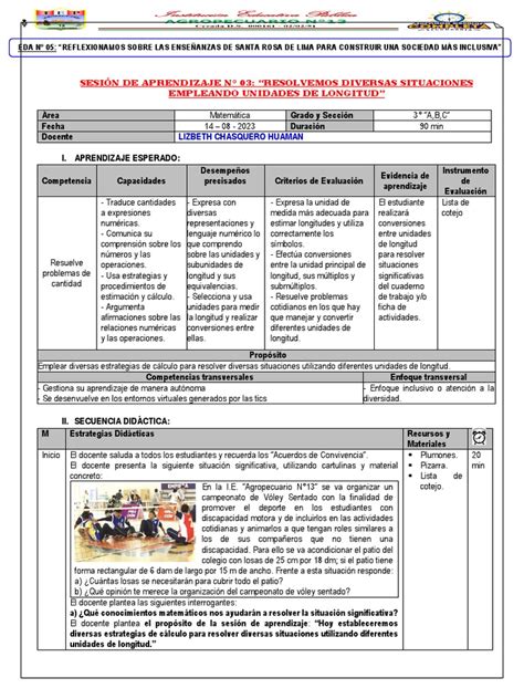 3° Sesion 3 Eda 5 Pdf