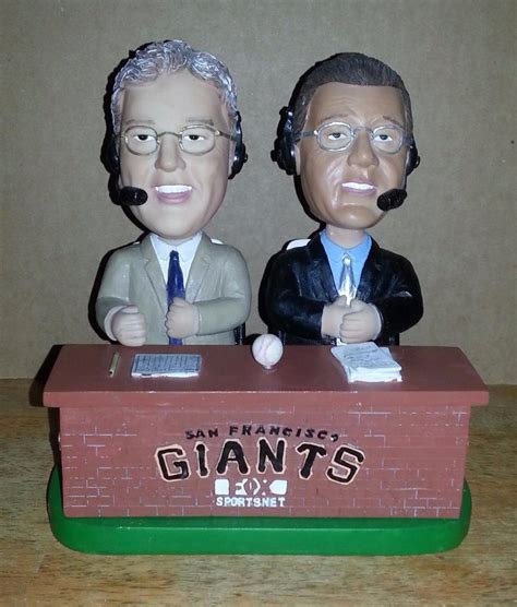 San Francisco Giants Kruk And Kuip Announcers Double Bobbleheads Krukow