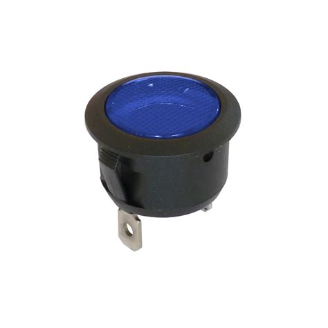 20mm 12v 24v Blue Indicator Light