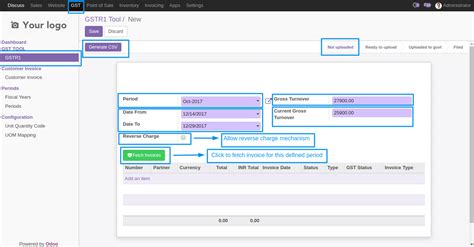 Now Next Step Is To Click On Fetch Invoices To Fetch Invoice Of The Defined Period